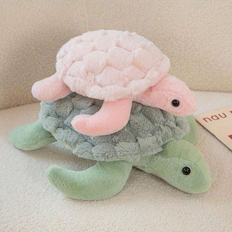 28cm/11.02in Cute Turtle Plush Toy Soft Stuffed Marine Animals Dolls ...