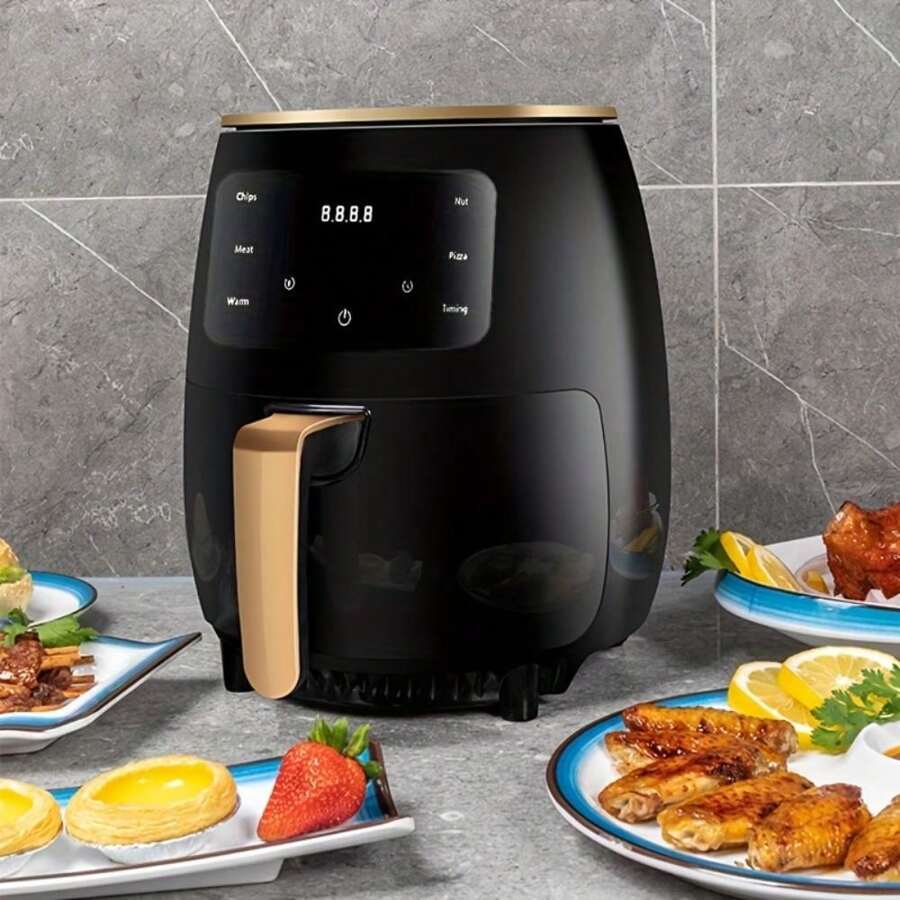 Air Fryer, Adopting Omnidirectional Turbo Circulation, 1400W High Power ...
