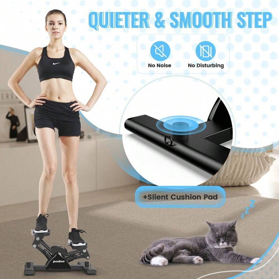 Indoor Mini Stepper Machine Workout Step Home Air Stepper Stair Trainer ...