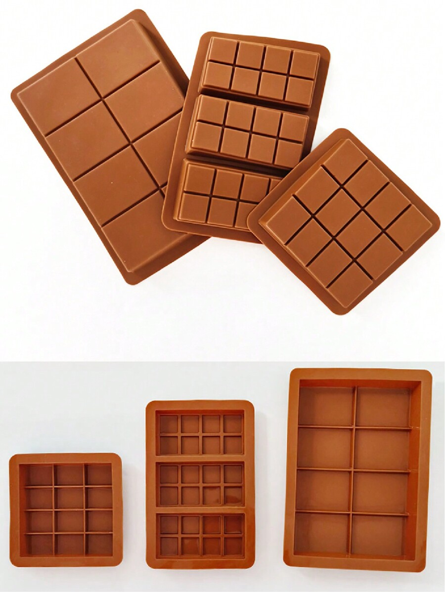 Chocolate Bar Mold Non-Stick Reusable Silicone Break Apart Chocolate ...