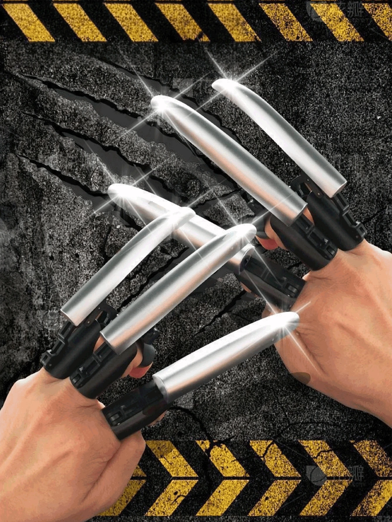 ABS Plastic Creative Wolverine Claw Retractable Multifunctional Finger ...