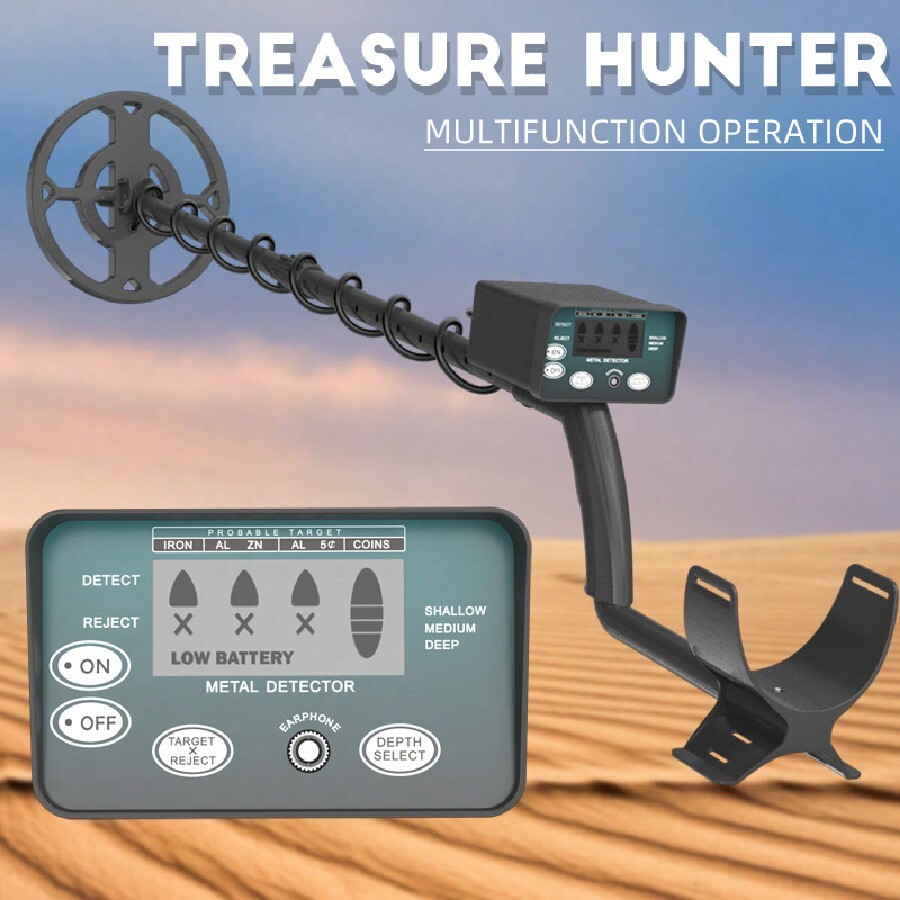 Handheld Portable Outdoor Foldable Metal Detector, High Precision ...