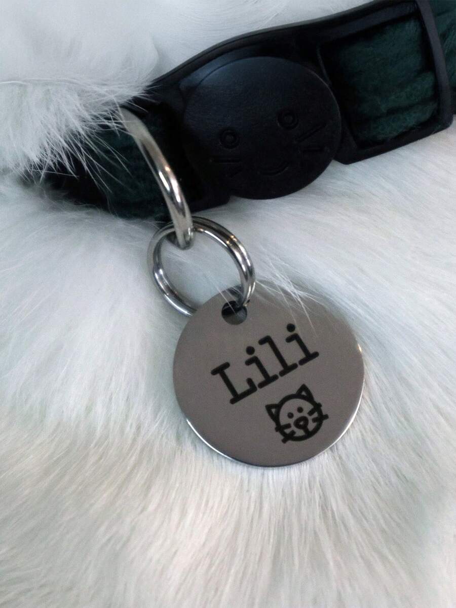 Customized Cat ID Tag, Dog Tag & Collar, Engraved Cat Tag, Fish Cat Tag ...