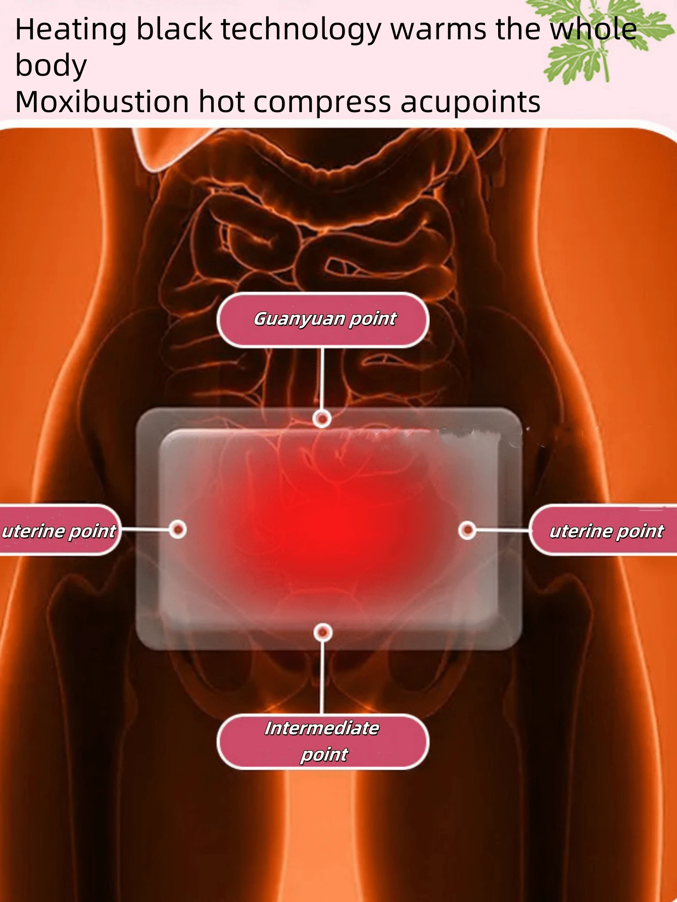 Warming Abdomen Patch For Women, Help Warm Lower Abdomen, Relieve ...