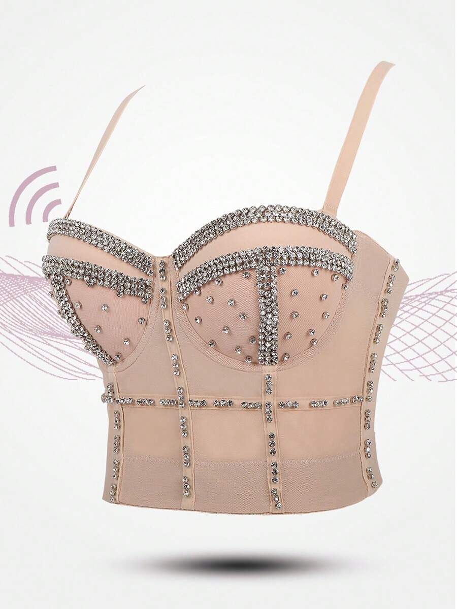 Women Sexy Close-Fitting Suspender Tops, Boat Neck Sleeveless Crop Tops ...