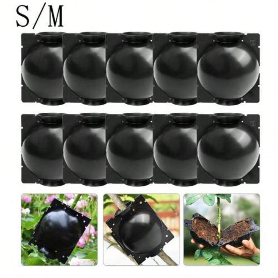 10 PCS Air Layering Propagation Kit With Zip Ties, Reusable Half ...