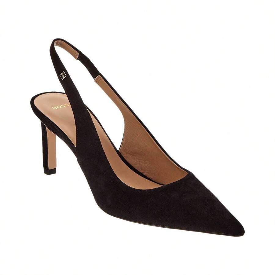 HUGO Boss Janet Suede Slingback Pump | SHEIN UK