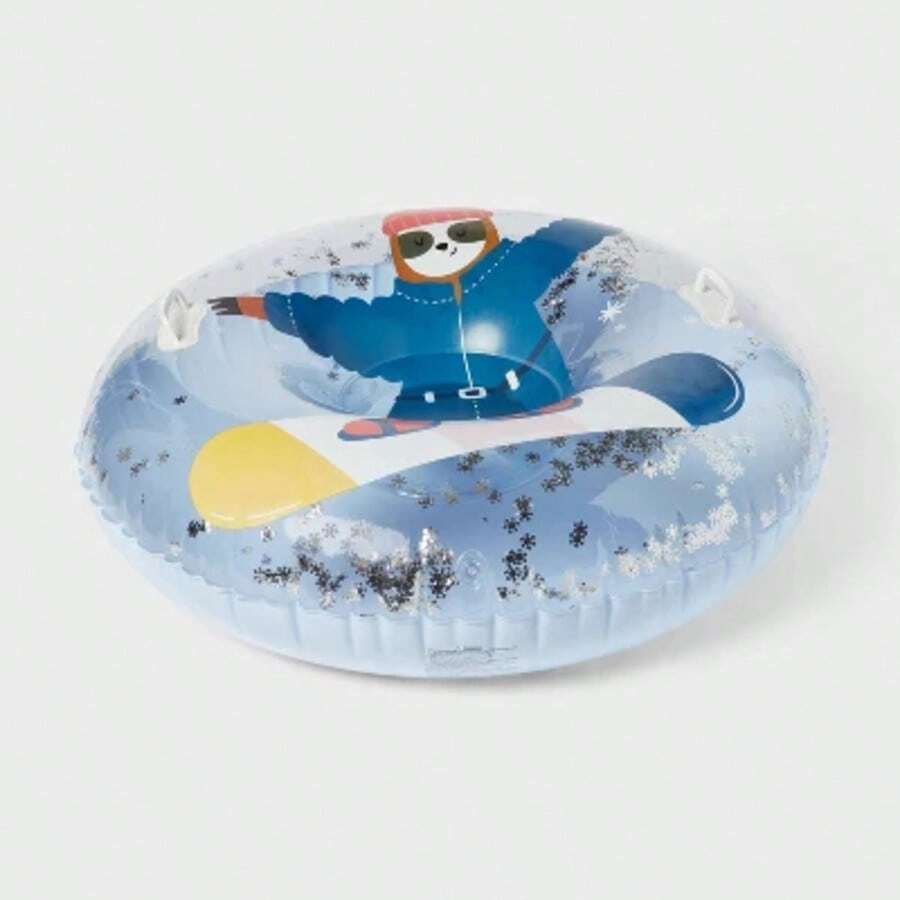 48" Round Character Snow Tube Sloth | SHEIN USA