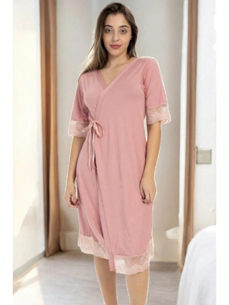 Robe Luxo Conforto em Suede Linha Noite de Núpcias Lua de Mel Roupa de ...