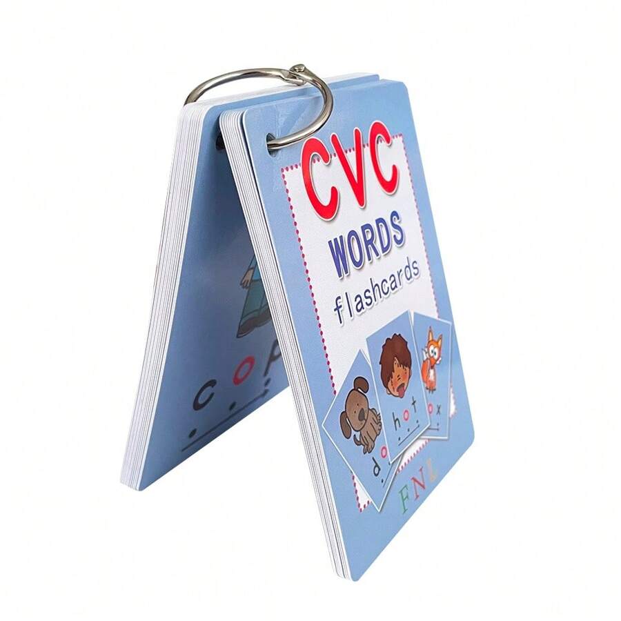 131pcs Phonics CVC Words Flashcards Baby Kid Learning English Phonics ...