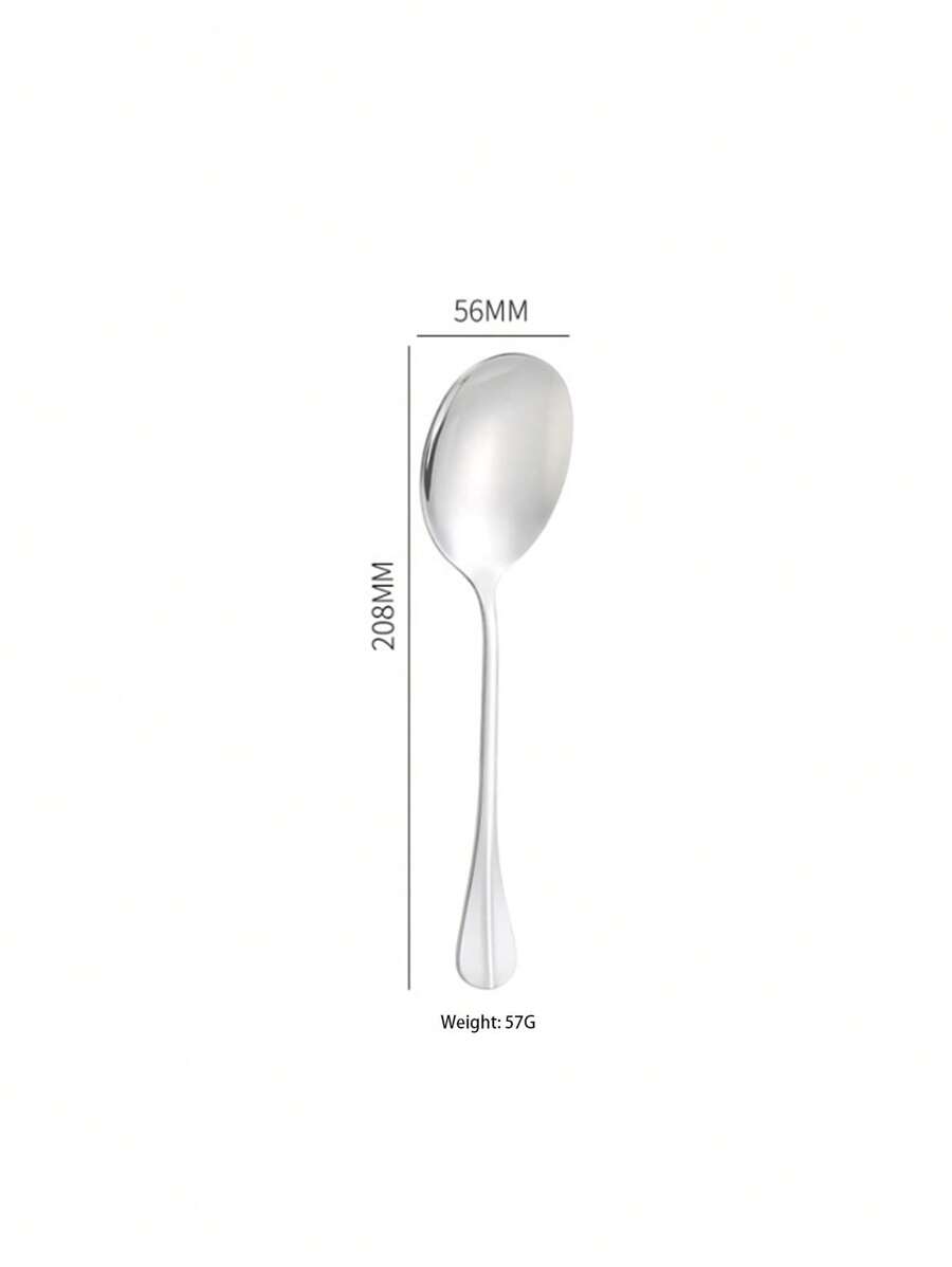 Stainless Steel Hotel Catering Spoon, Thick Buffet Service Spoon ...