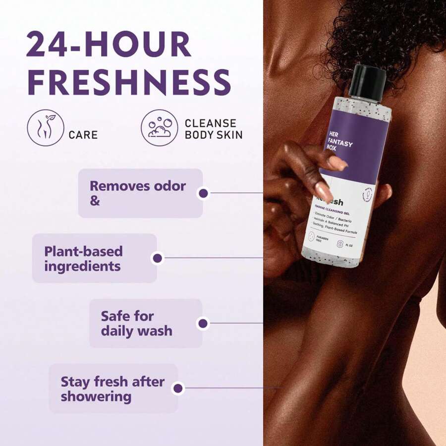 Her Fantasy Box Refresh PH Balancing Shower Gel - Natural Feminine ...