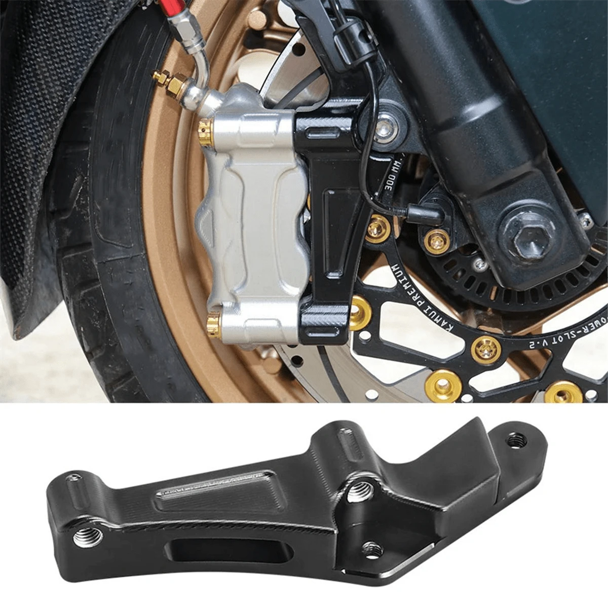 Motorcycle Caliper Adapter Code Brake Rotor Brackets For XMAX300 Xmax ...