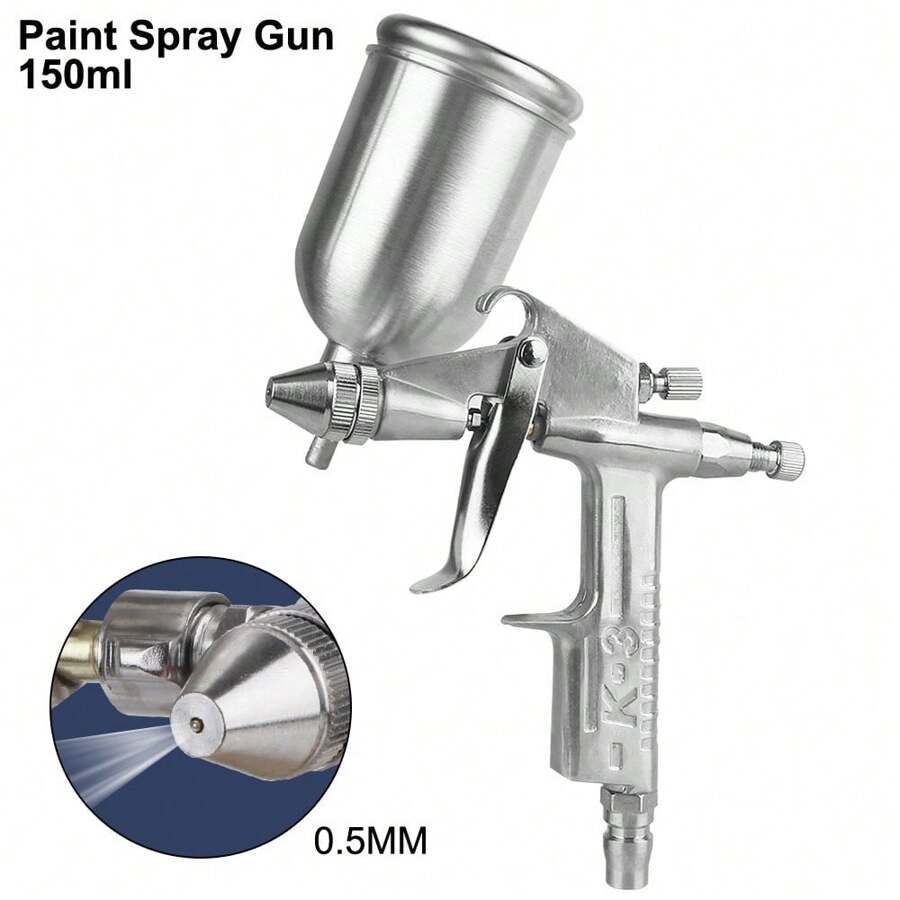 For Painting Car Aerograph Spraying Gun Airbrush Air Paint HVLP Spray ...