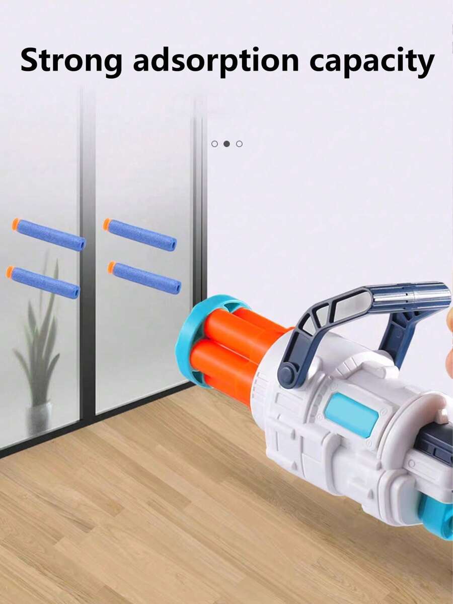 1 Box Creative Children Soft Bullet Toy Gun Space Gatling Sponge Bullet ...