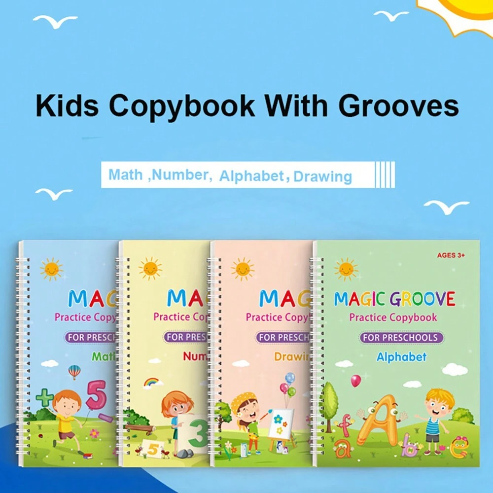 Writing Exercise Books English Groove Magic Practice Copybook Children ...