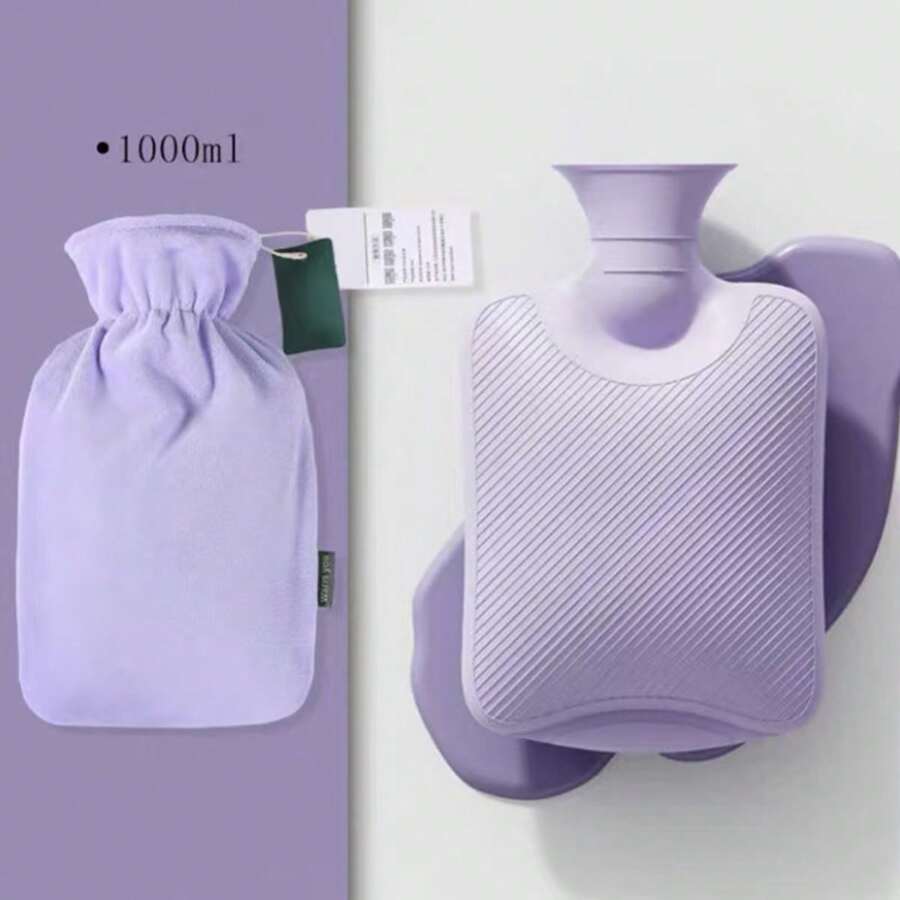 1pc Extra Thick Anti-Burst Hot Water Bottle, Warm Abdomen Fillable ...
