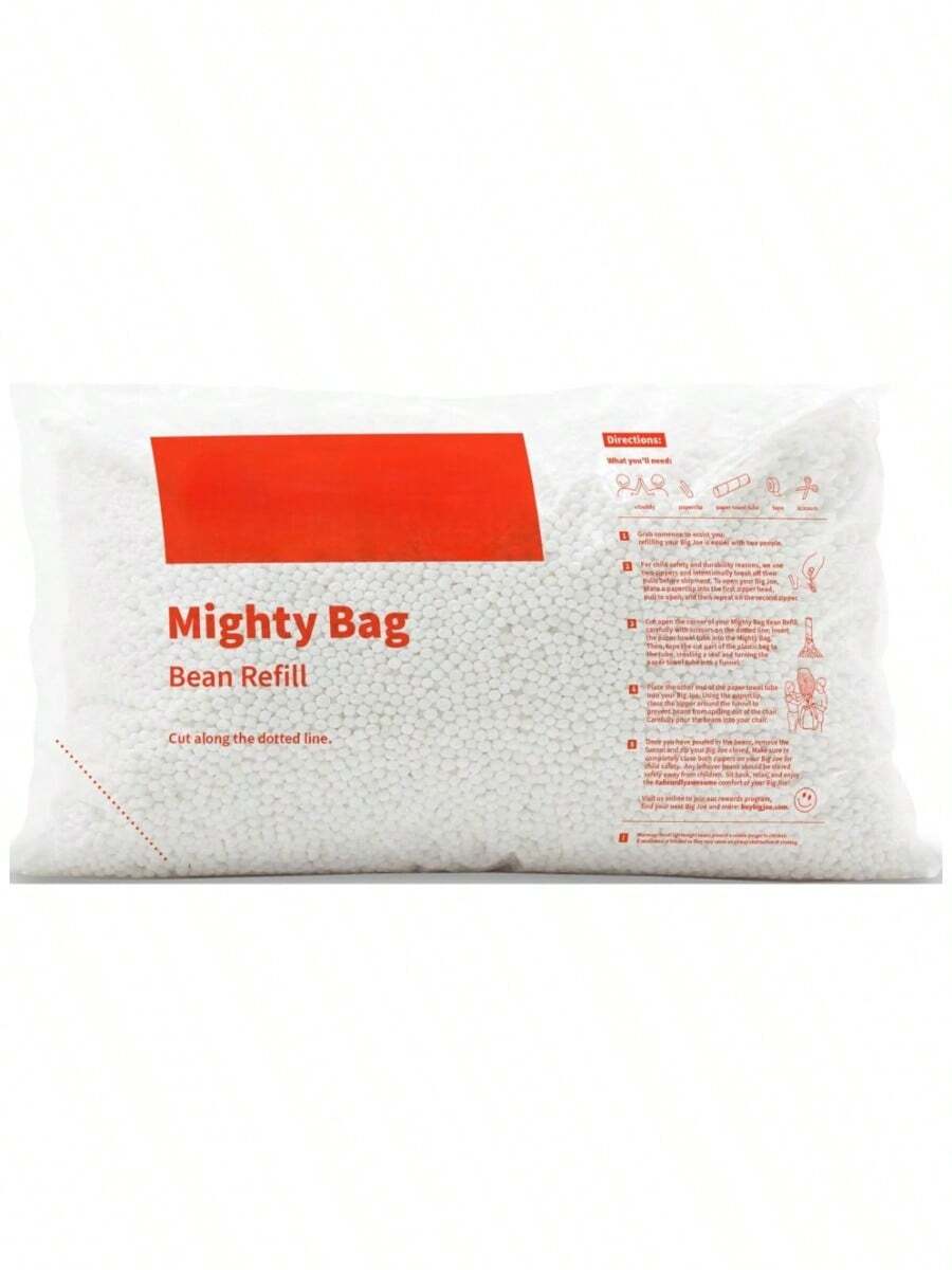 3.5 Cubic Foot Bean Bag Fill 2 Pack - Perfect Fit, Easily Restores Bean ...
