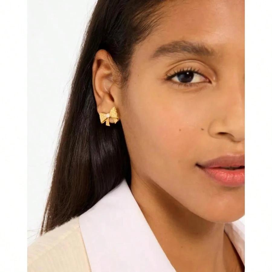 Kate Spade Wrapped In A Bow Studs | SHEIN USA