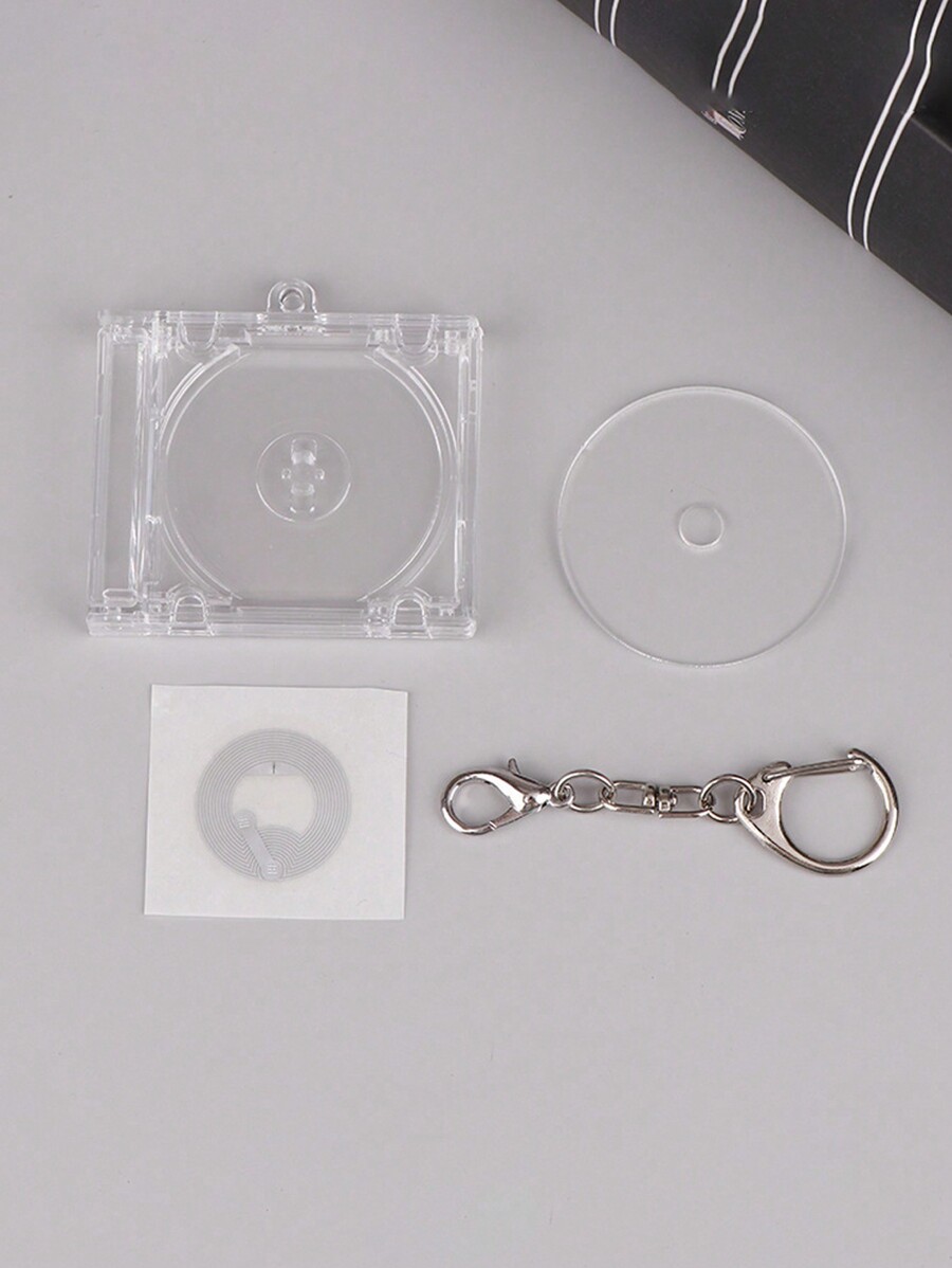 1pc Mini CD Box Album Record Pendant Keychain,Diy Acrylic Keychains ...