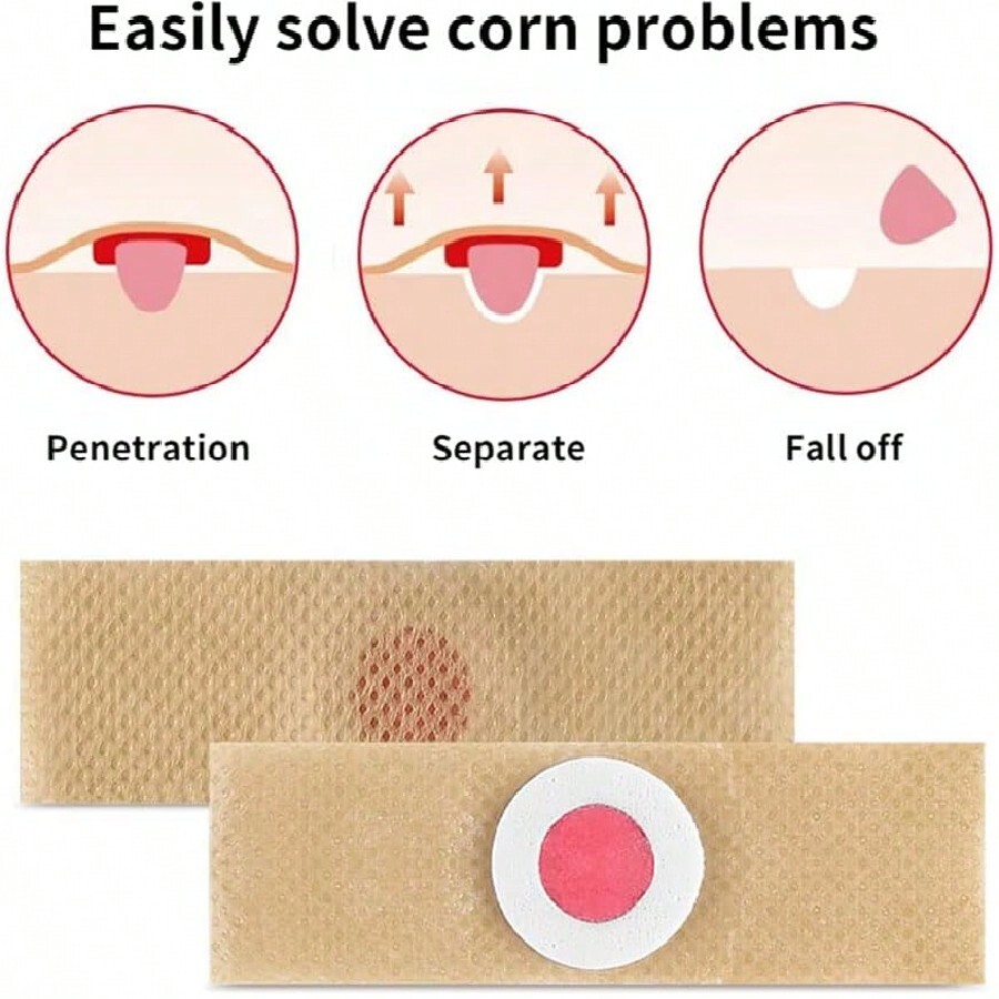 Salicylic Acid Corn & Callus Pads, 24pcs - Pain Relief Foot Treatment ...