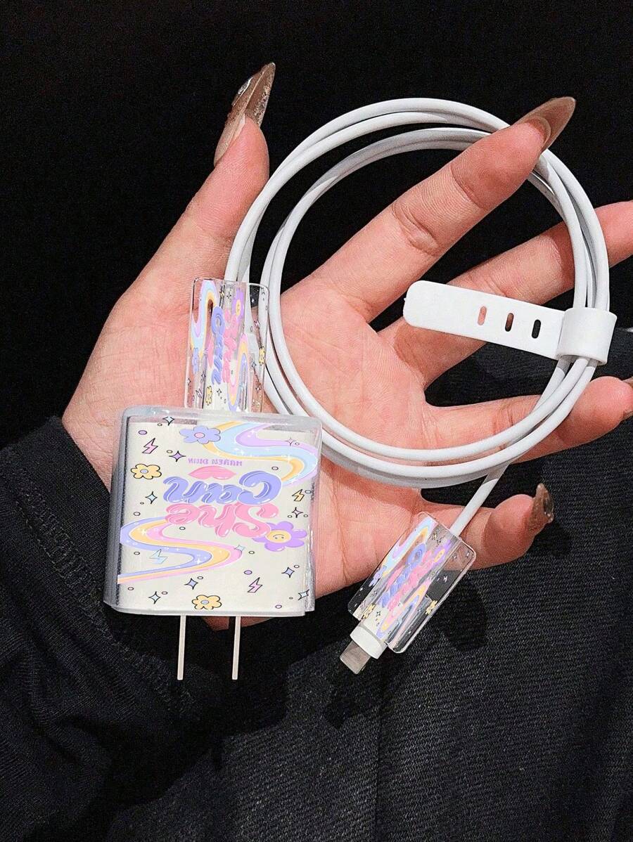 Graffiti Airbag Anti-Drop Case Compatible With Iphone + Charger ...