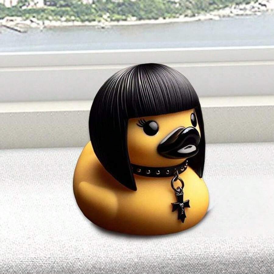 Pato Punk Satânico, Pato Rockeiro da Morte, Pato Gótico da Lady ...