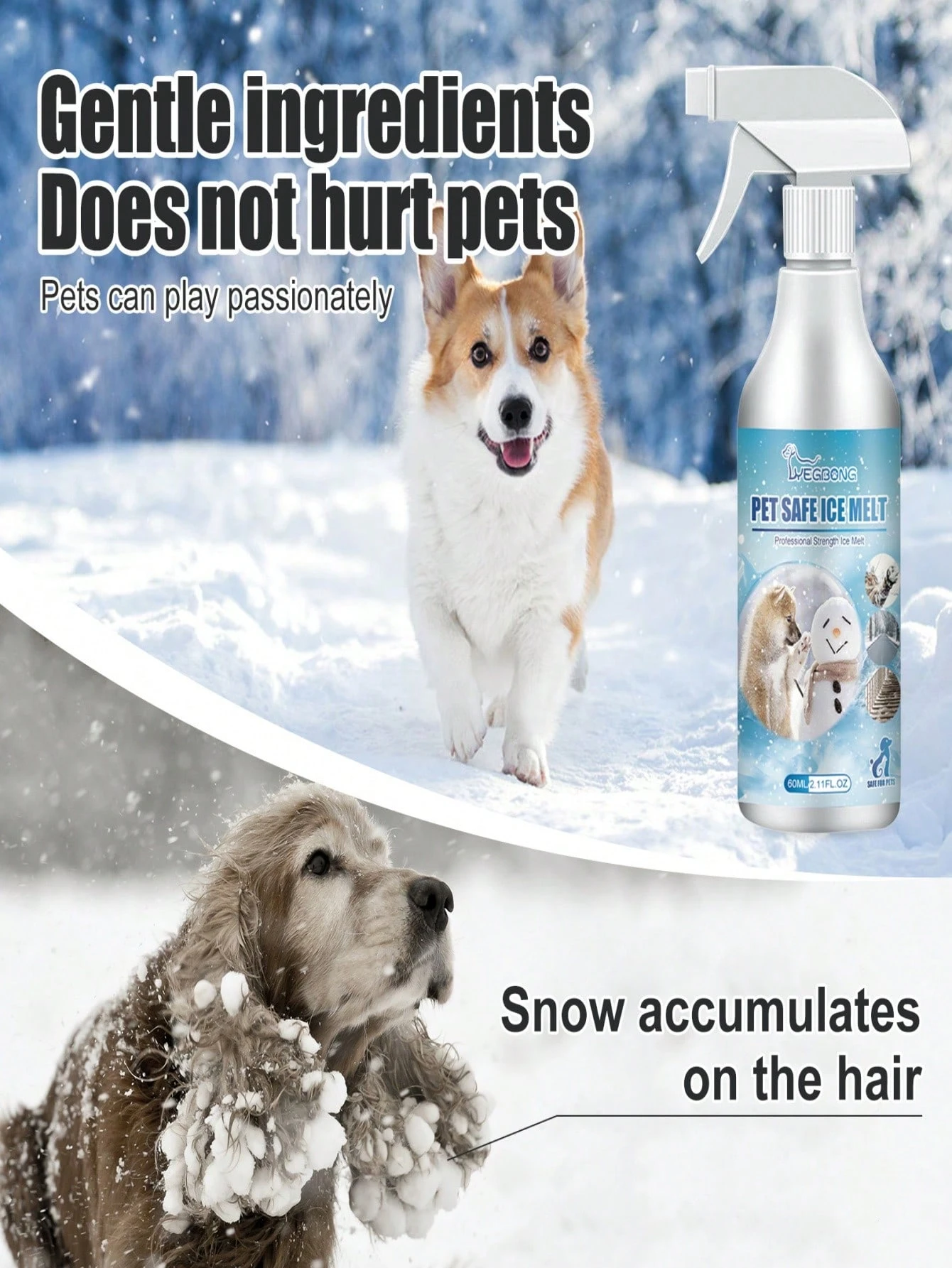 Pet-Safe Ice Melt - Quickly Melts Snow & Ice On Steps, Walkways ...