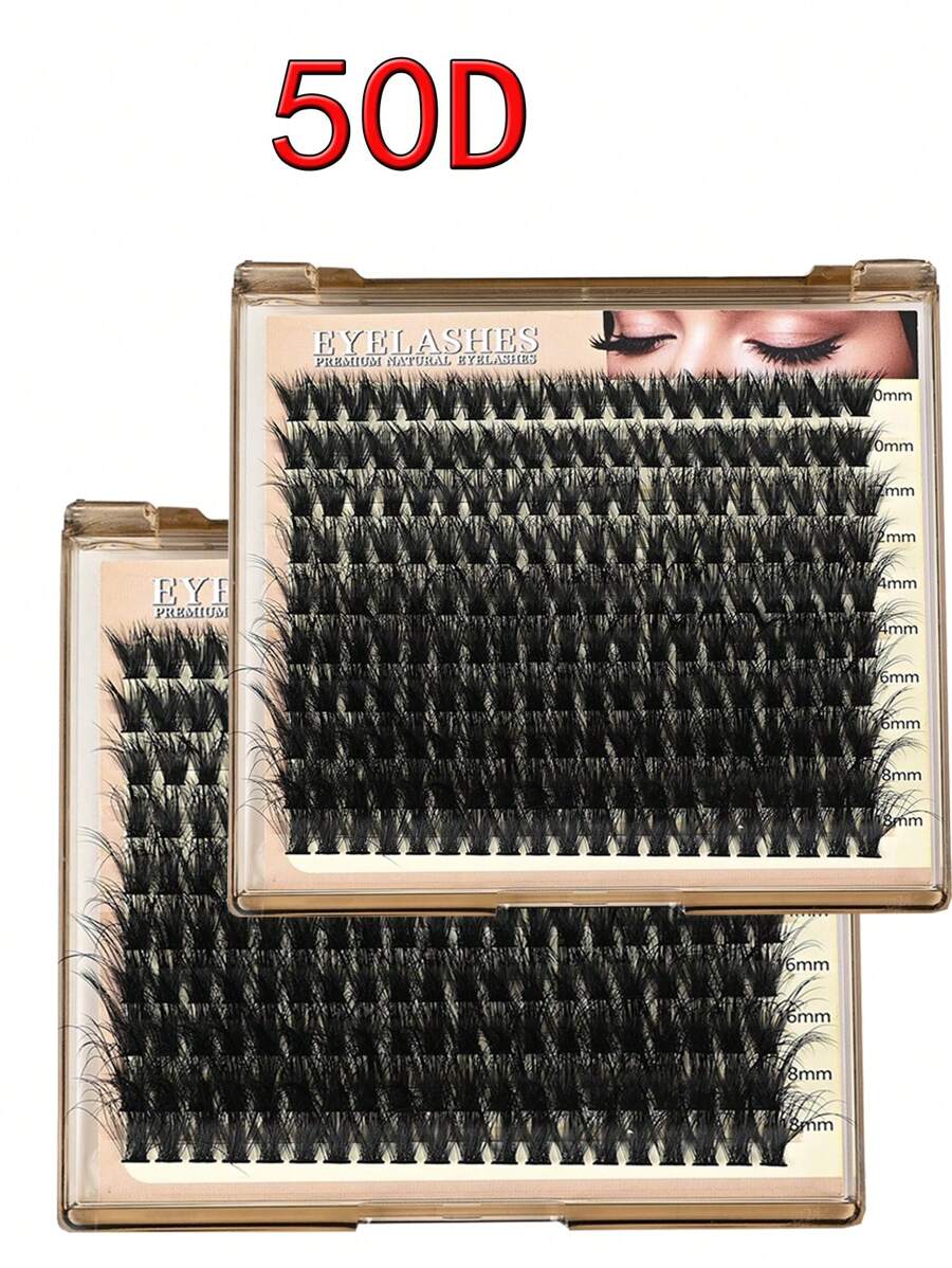 200 paires de faux cils de styles variés 30D/40D/50D/60D/80D/100D - Extension de cils pour salon ...