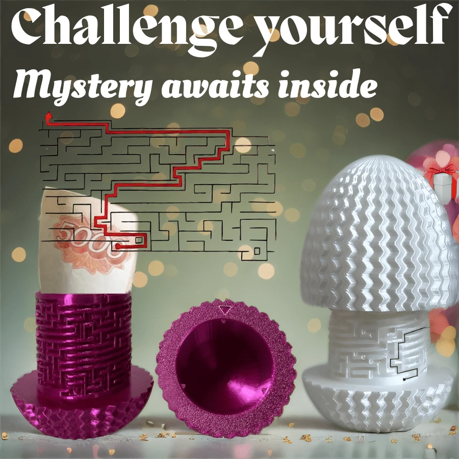 Mystery Money Puzzle Gift Box, Money Puzzle Box, Easter Egg, Gift Box ...