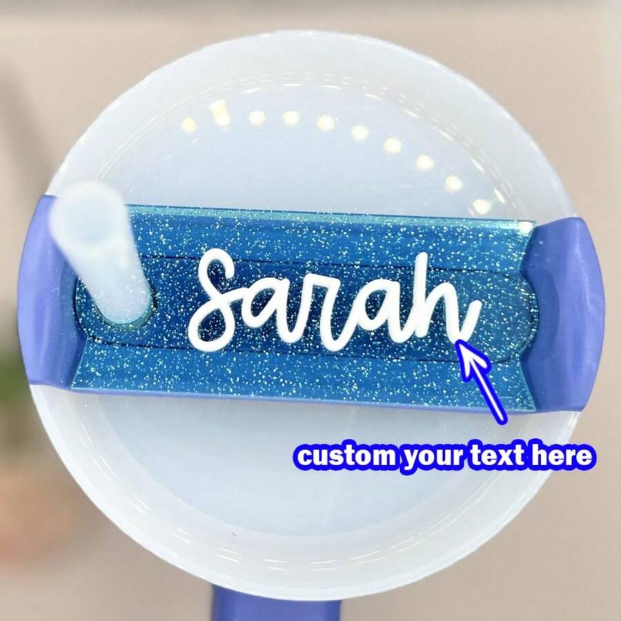 Personalized Bottle Label, Silicone Label, Water Bottle Label, Reusable ...