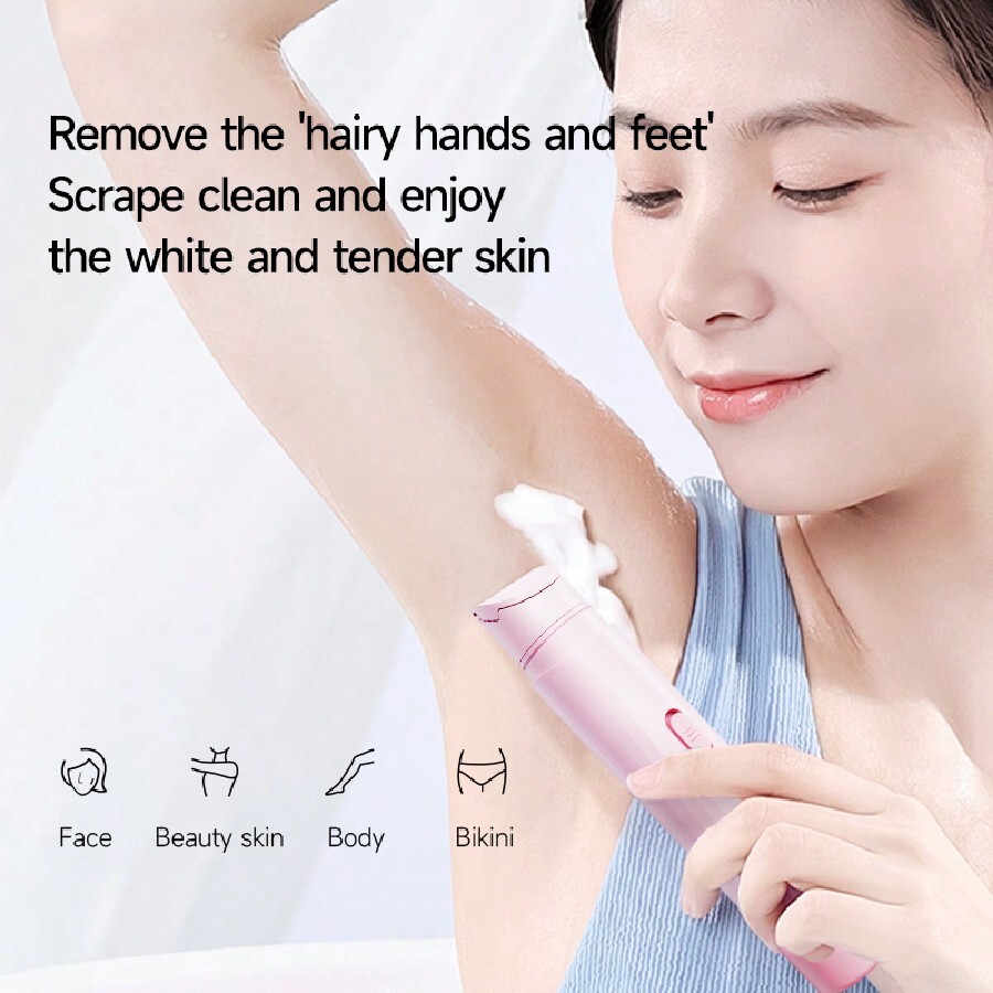 Hair Shaver Private Shaver Double Head Hair Removal Device Pubic Hair ...