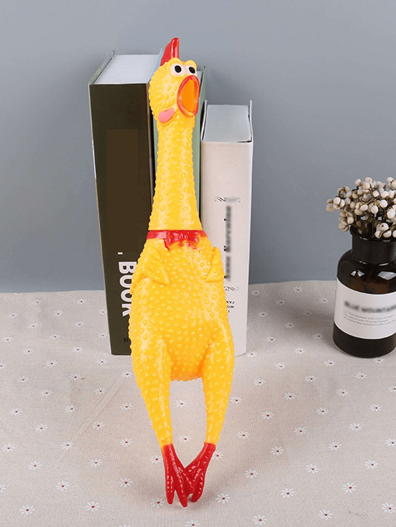 POPLAY Rubber Chicken/Squeeze Chicken, Prank Novelty Toy Party Favor ...