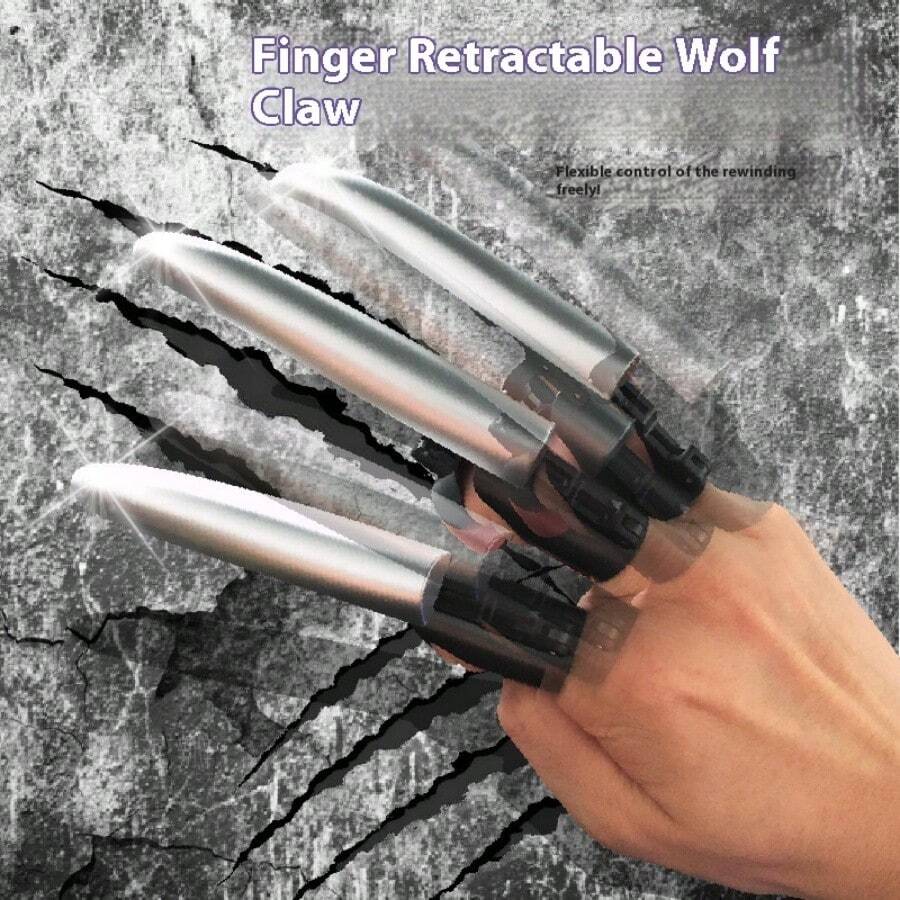 Retractable Wolf Claw Transforming Toy, Retractable Wolf Paw Launching ...