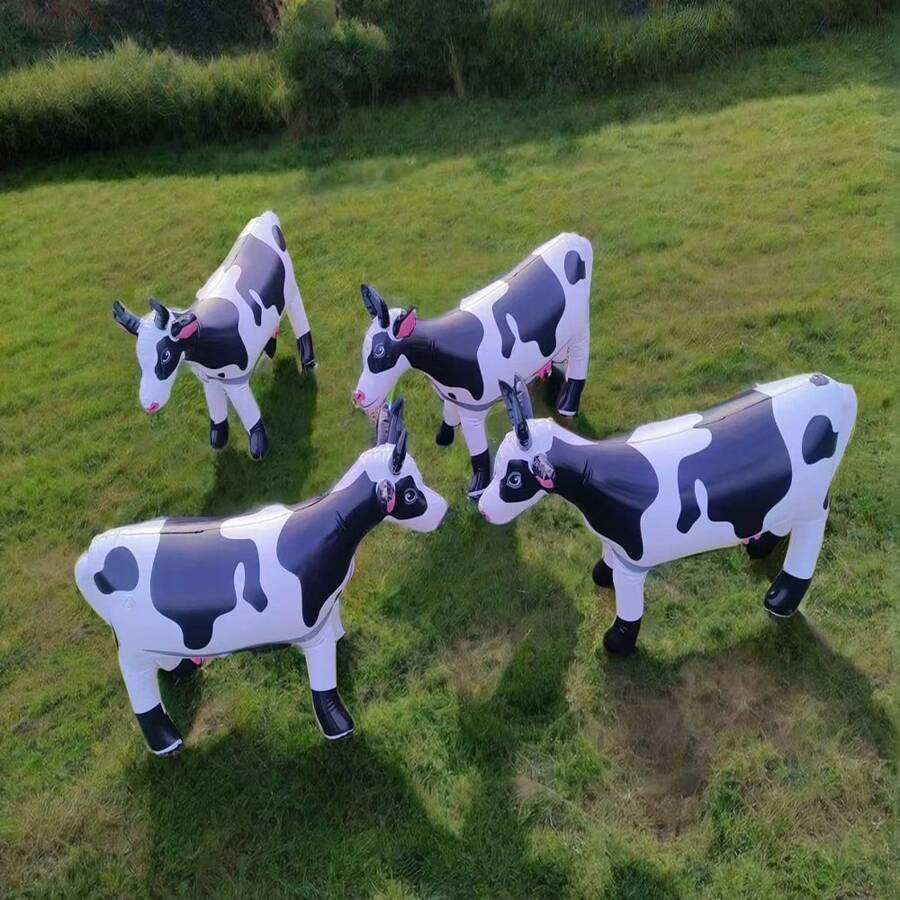 Farm Theme Inflatable Cow Decoration - Especially Suitable For All ...