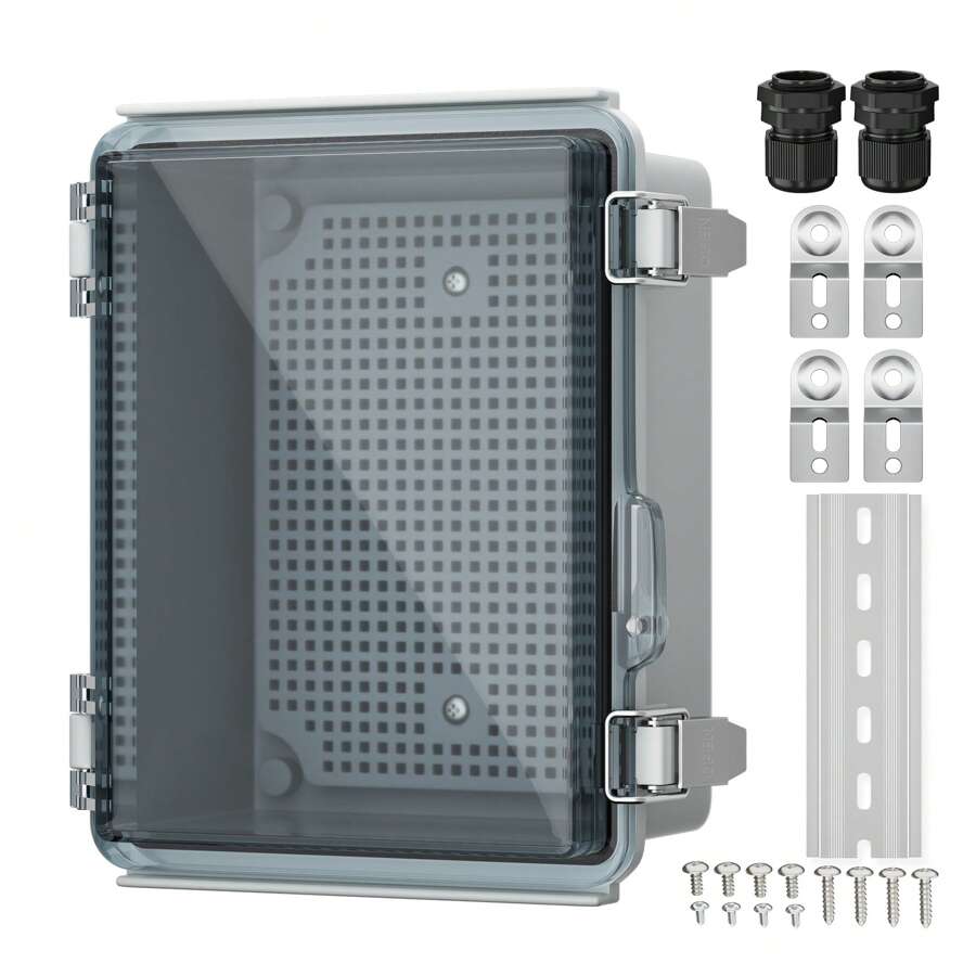 1Set Outdoor WiFi Enclosure Weatherproof Locking Outdoor WiFi Box ...