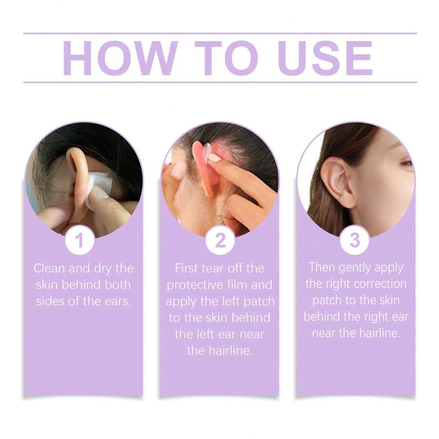 6pcs/Box Ear Shaping Stickers For Fixing Ear Contours, Invisible And ...