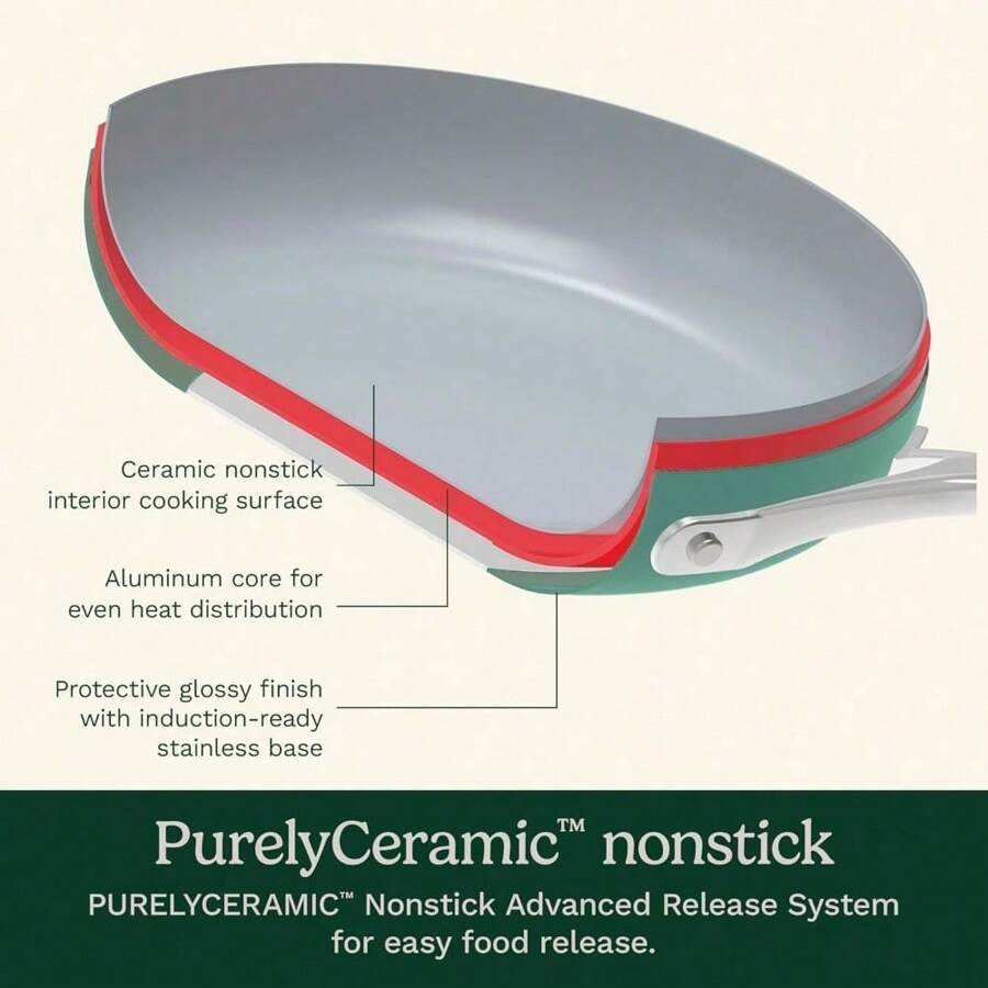 Cuisinart Culinary Collection 12-Piece Pots And Pans Set, PURELYCERAMIC ...