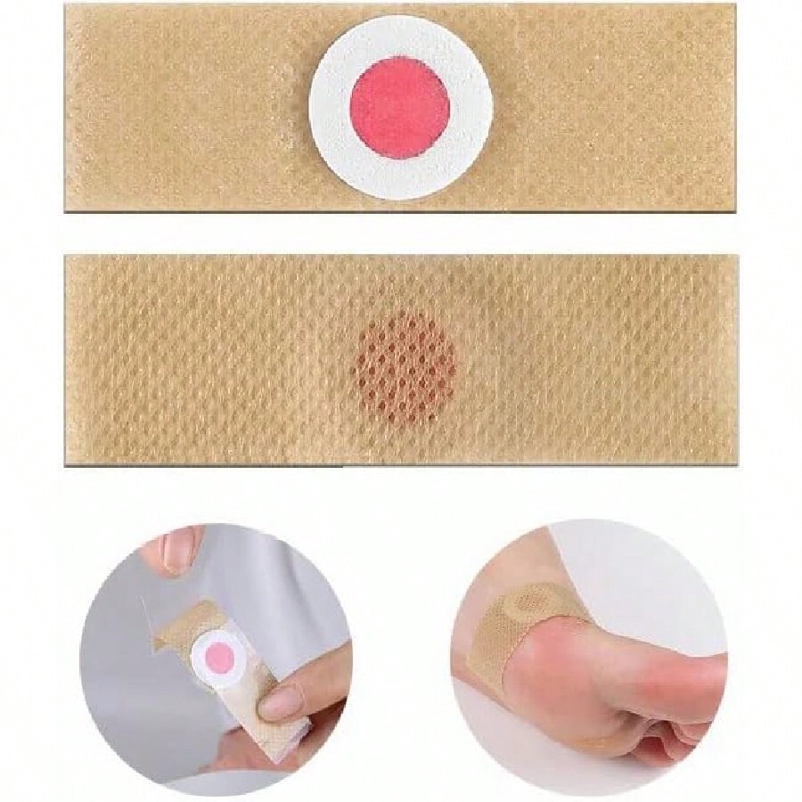 Salicylic Acid Corn & Callus Pads, 24pcs - Pain Relief Foot Treatment ...