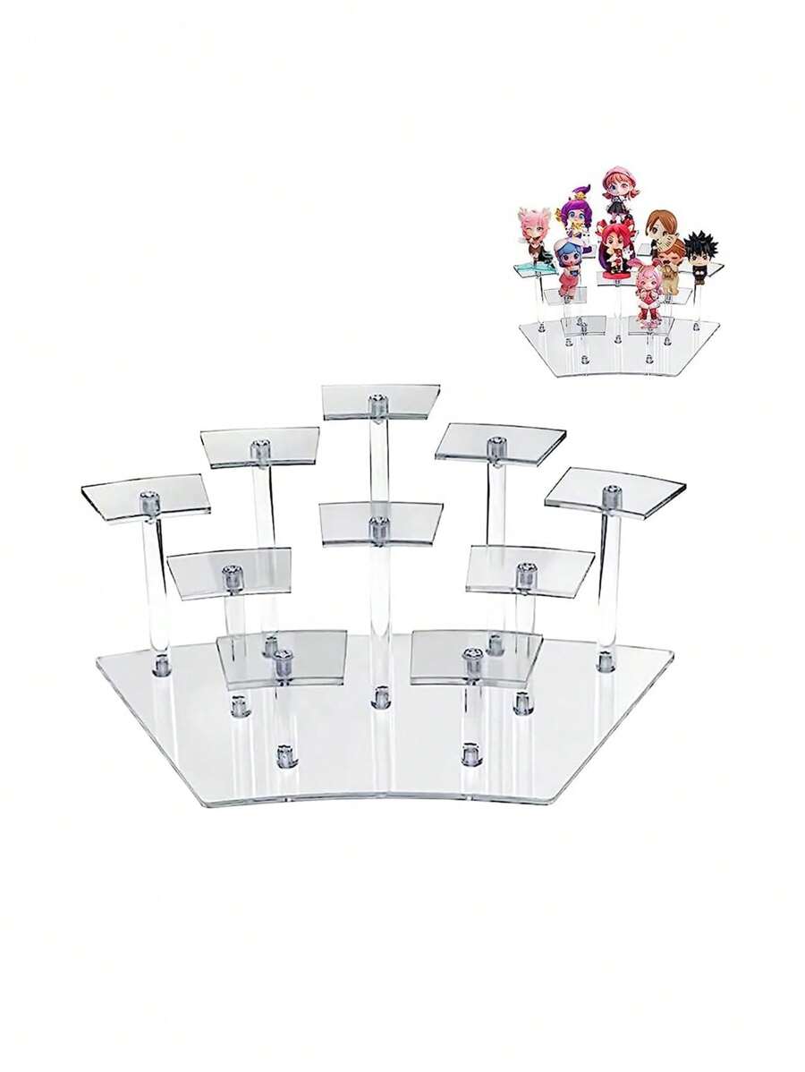 1pc Acrylic Display Stand, 10 Tier Perfume Organizers For Figures ...