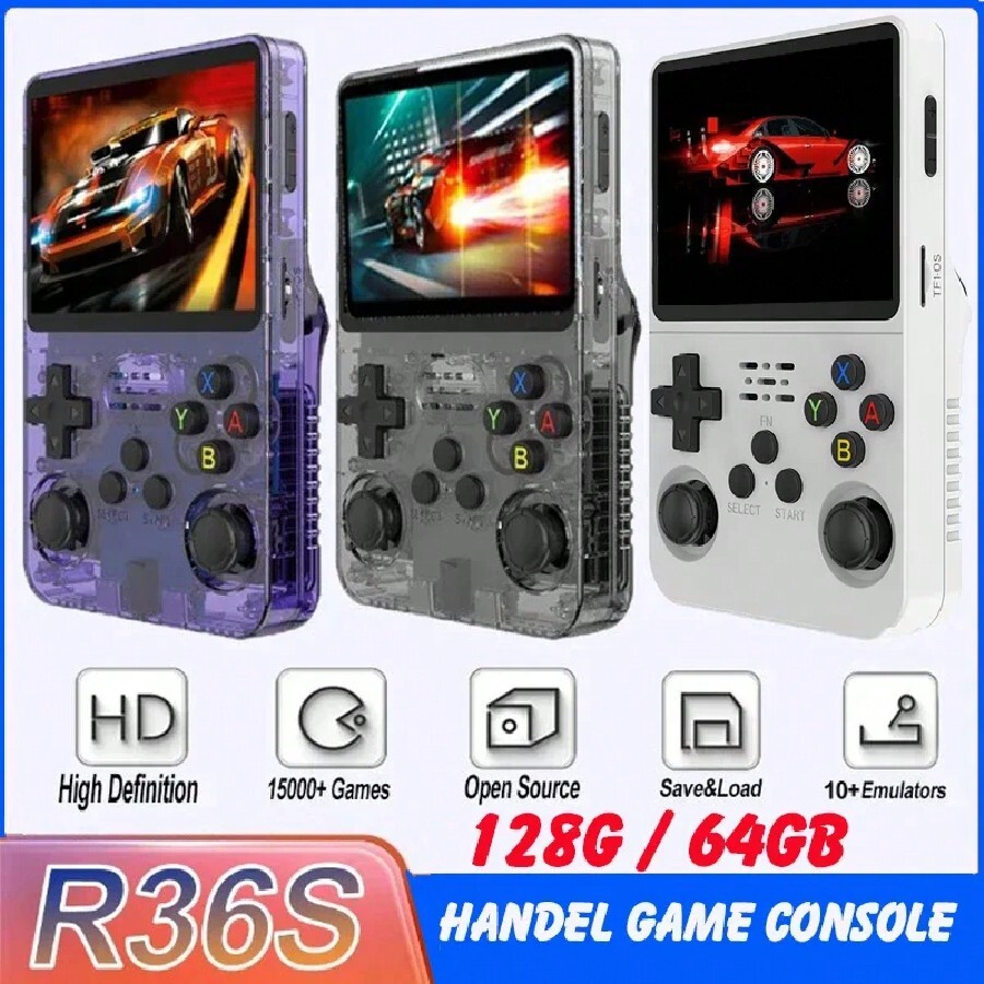 NEW Open Source Retro Handheld Game Console Linux System 3.5 Inch IPS ...