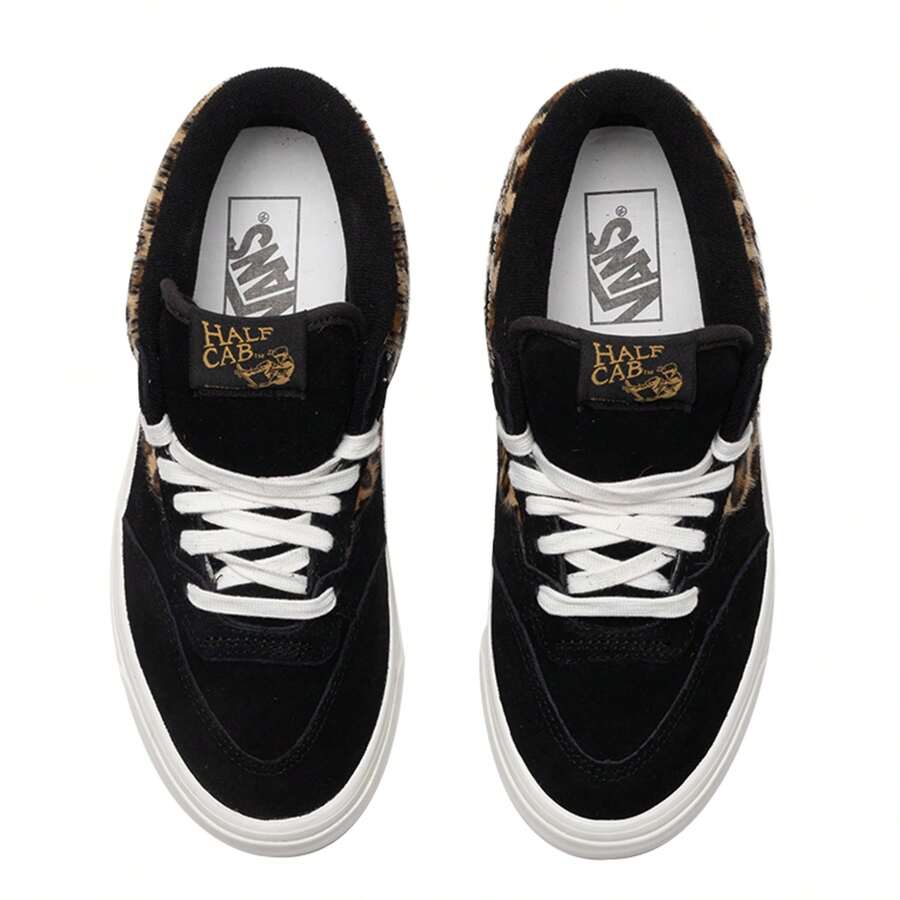 Vans UA Half Cab 33 DX JUNGLE CLASH Mid-Cut HALF CAB Leopard Print ...