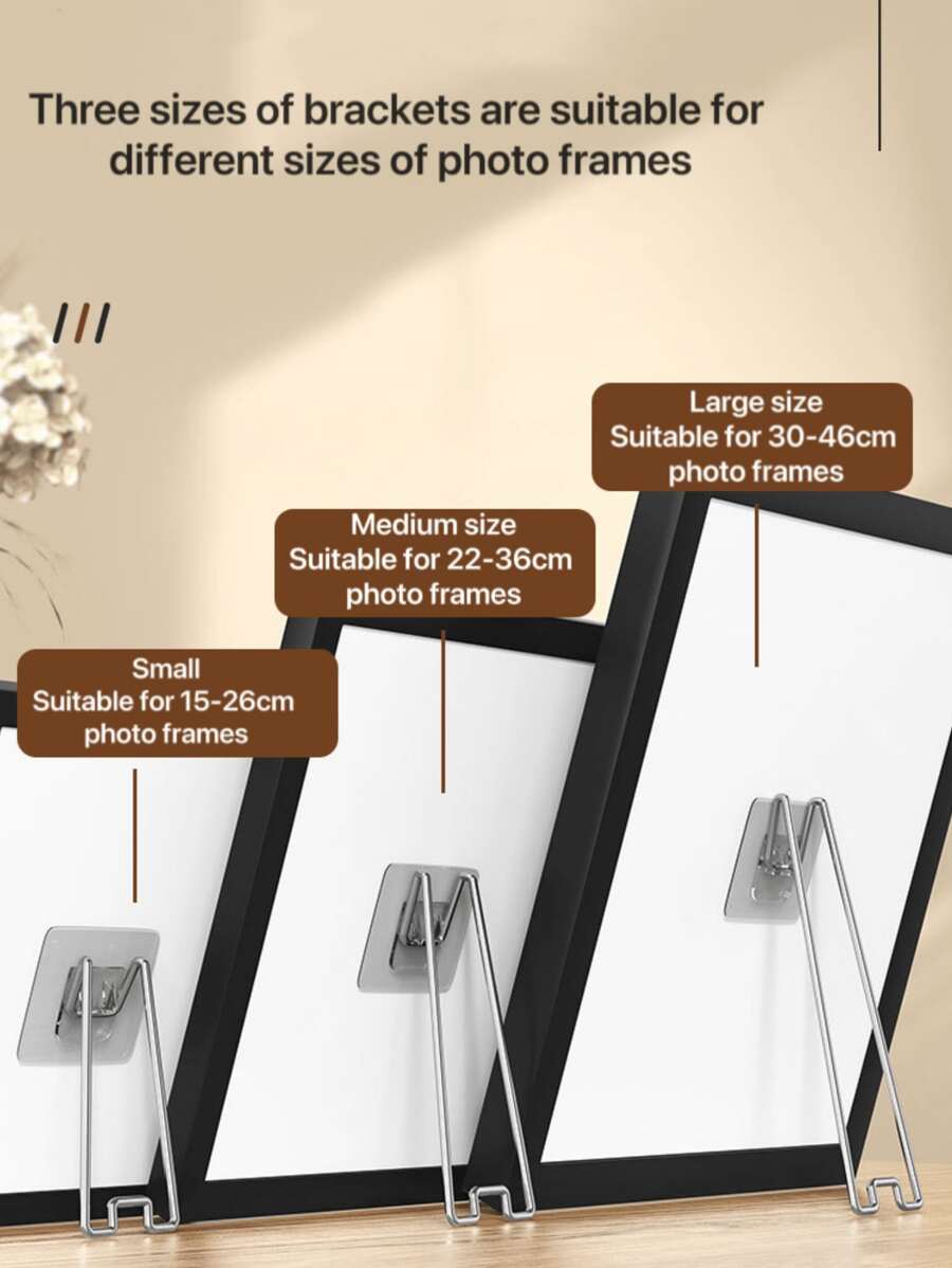 10pcs Desktop Photo Frame Stands, Medal And Certificate Display Stands ...