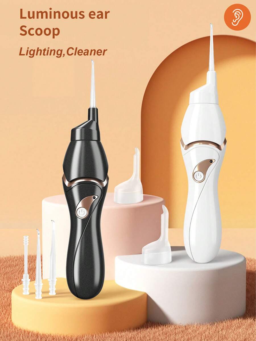 Electric Ear Picking Suction Tool, Ear Digging Spoon, Luminous Ear ...