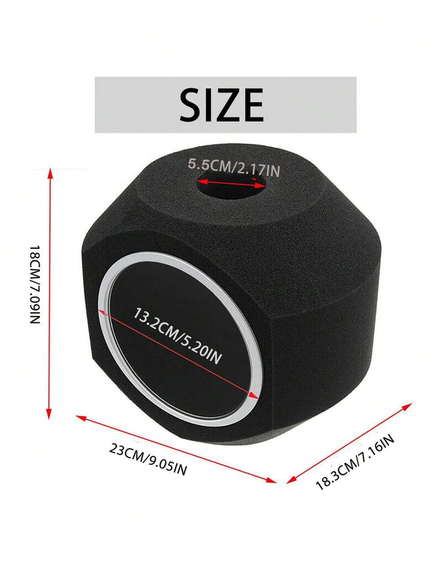 1pc Microphone Wind Shield Pop Filter Isolation Ball Acoustic For ...