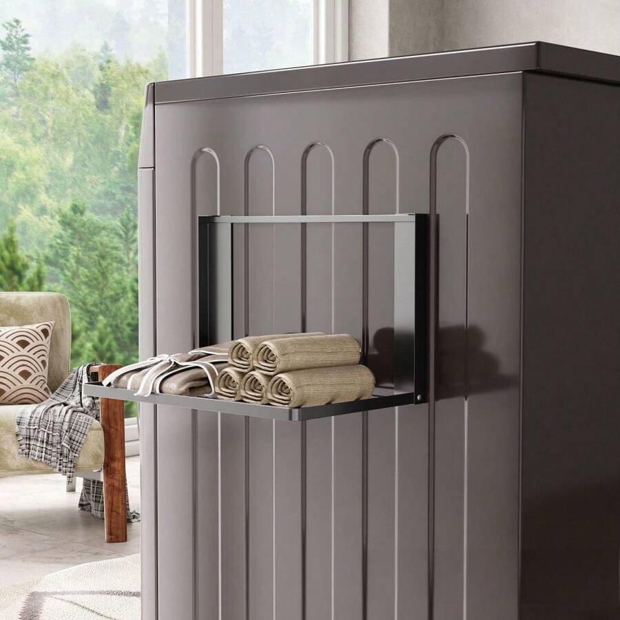 Bathroom Washing Machine Side Magnetic Absorbent Iron Art Folding Wall ...