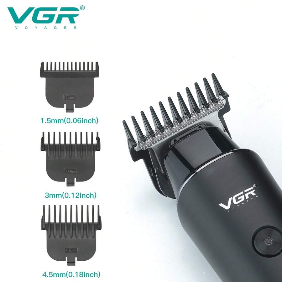 VGR VGR Hair Clipper Electric Digital Display Cordless Hair Trimmer Professional Portable ...