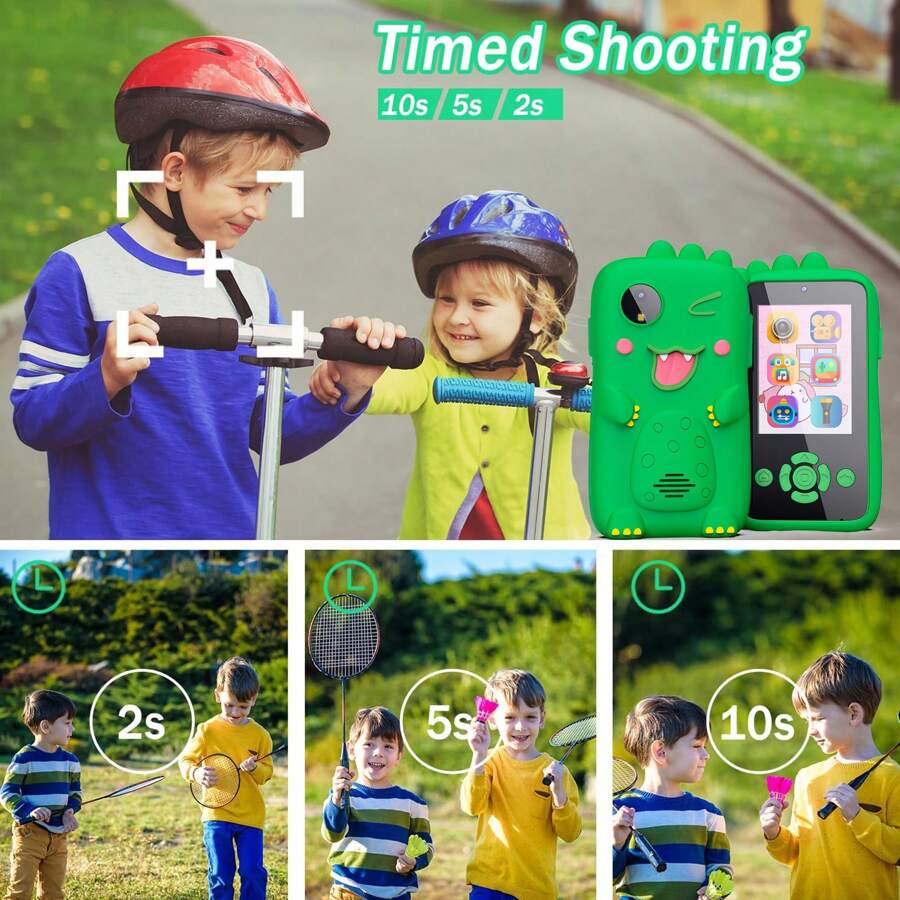 Kids Smart Toy Phone Girls Toy, Toddler Touchscreen Game Phone For 6 7 ...