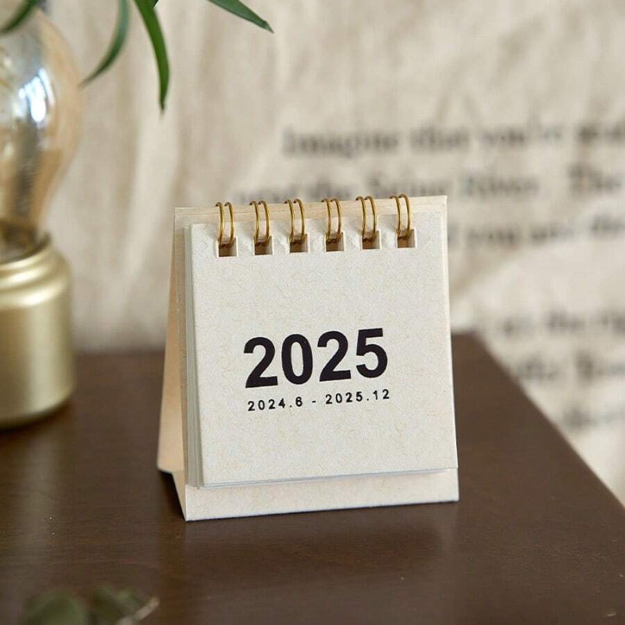 2025 Mini Desk Calendar Set, Portable Pocket-Sized Planning Notepads ...