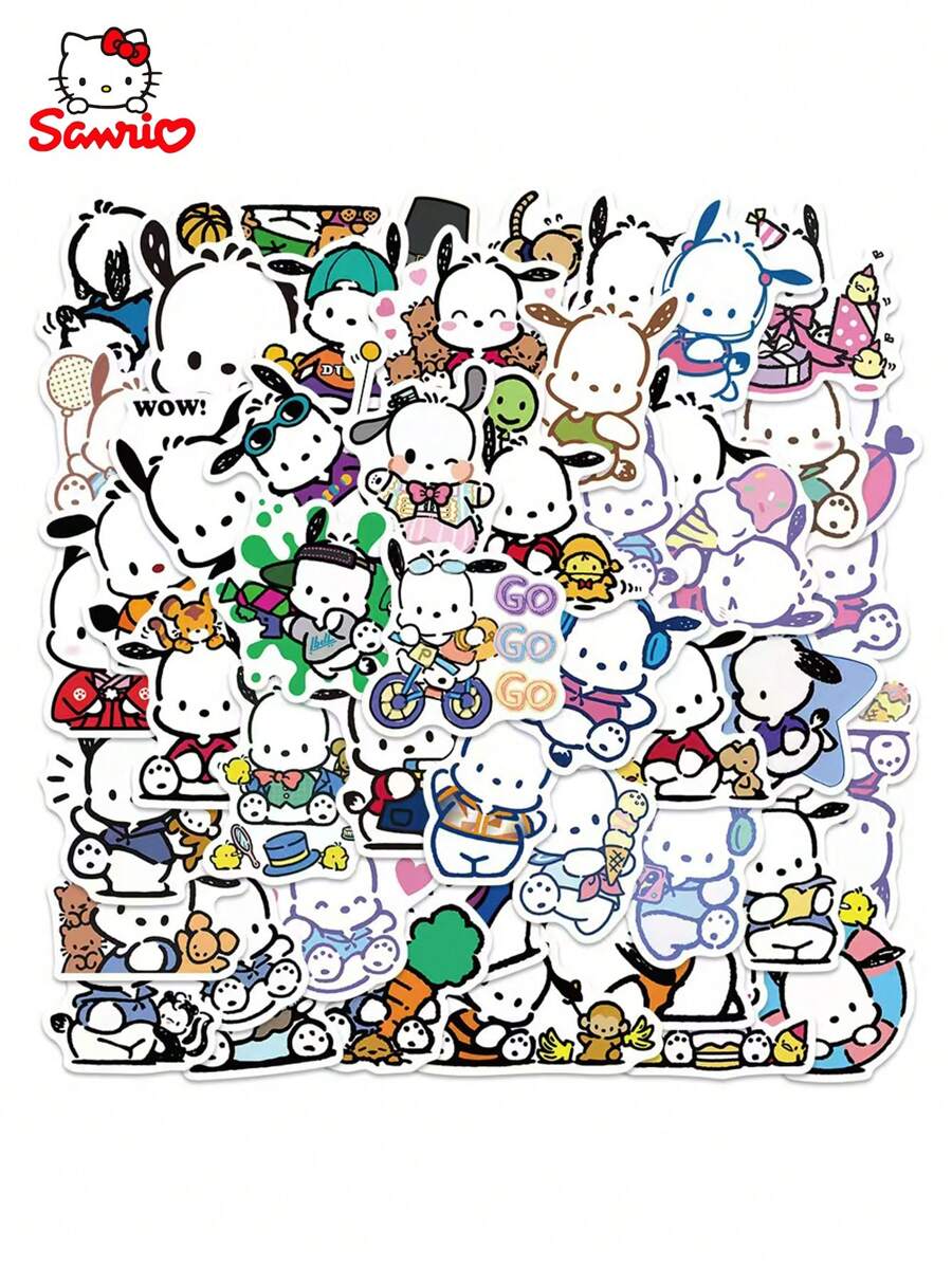 Sanrio 50pcs Hello KittySanrio Stickers Cartoon Cute Account Phone Case ...